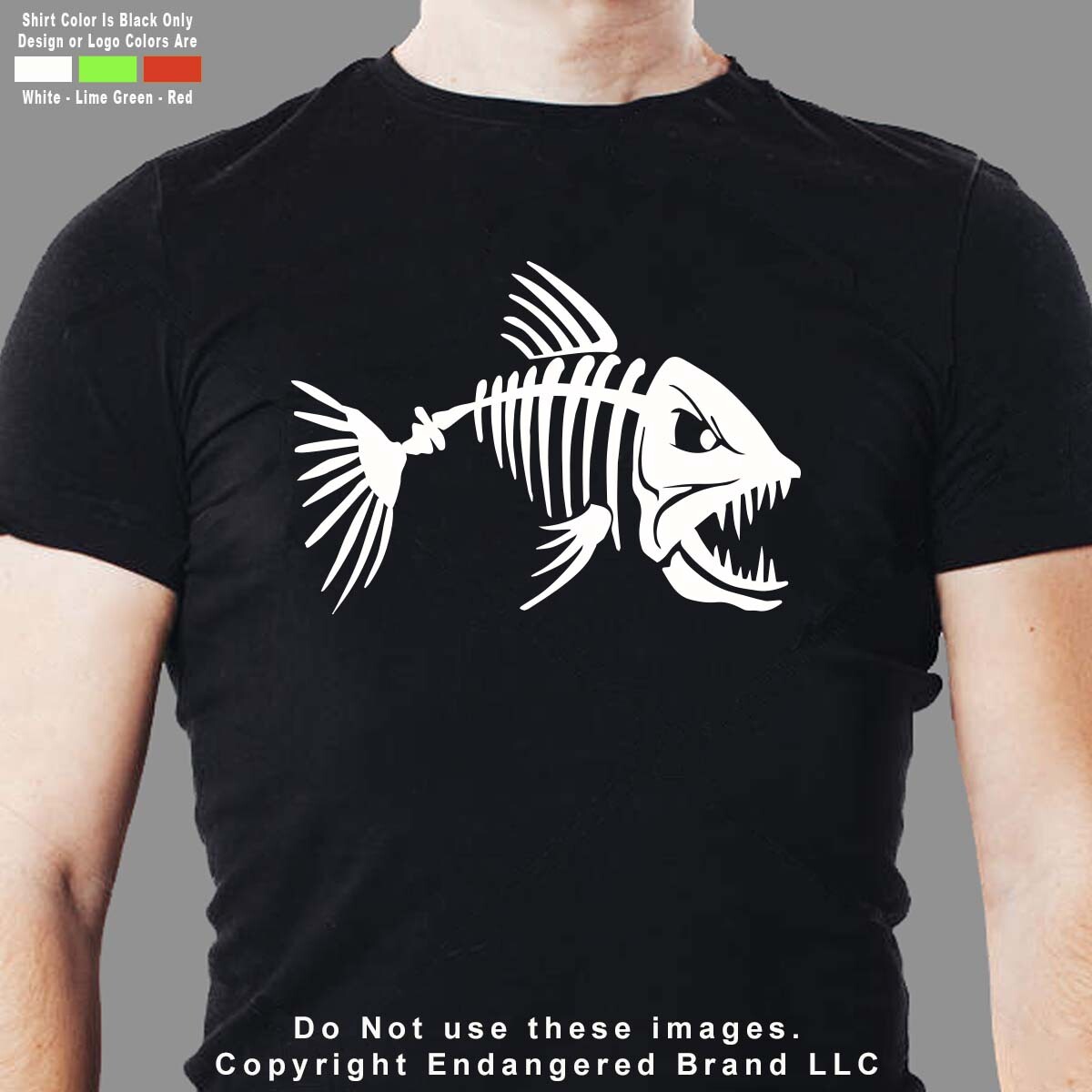 Fish Skeleton Shirts Boys