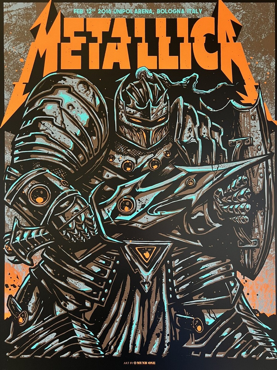 Metallica Live Rare Concert Posters Wall Art & Concert Posters | The
