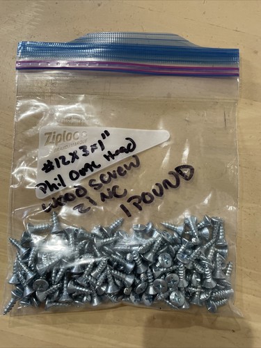 E Track Screws 12X3 1” oval head wood screws 1 Pound Great For Trailer ...