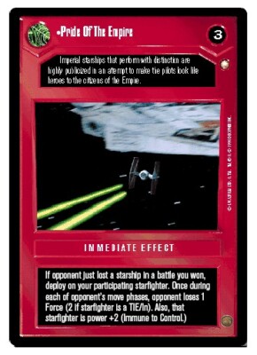 SWCCG: Pride Of The Empire [Ungraded] SWCCG: Special Edition Star Wars ...