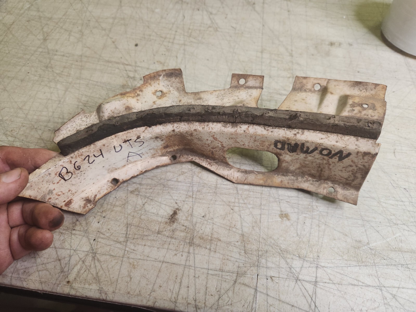 1955 1956 1957 Chevy Nomad Hinge Cover Headliner Tack Strip Retainer ...