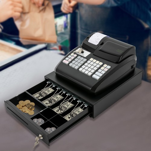Electronic Cash Register 47 Keys Cash Management System with Thermal ...