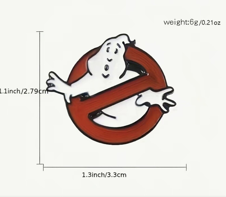 Ghostbusters Classic Movie No Ghost Sign Logo Enamel Pin | eBay