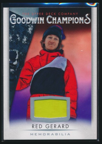 2021 Goodwin Champions Memorabilia Relic #M-RG Red Gerard Upper Deck | eBay