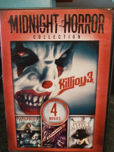 Midnight Horror Collection DVD 4-movies KillJoy 3 , Puppet Master ...