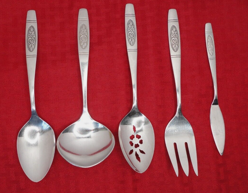 Oneida Rose Pendant Serving Set 5 Piece Distinction Deluxe HH E5B | eBay