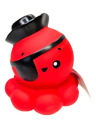 Big Rubber Octopus (5-6" Tall) Fun Bath Toy and Carnival Game Prize ...