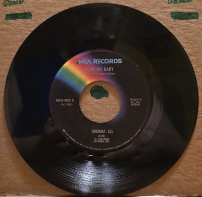 Brenda Lee - Rock On Baby / More Than A Memory - MCA 45rpm Record | eBay