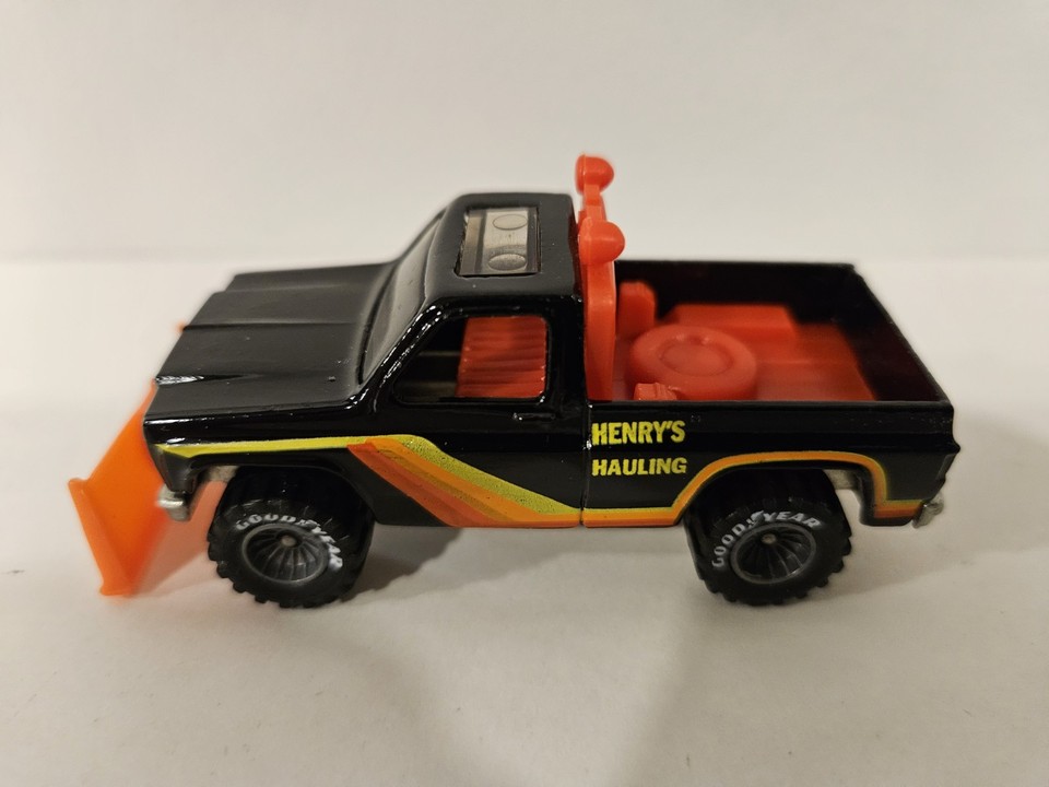 Hot Wheels Power Plower black real riders gray hubs unplayed with!! | eBay