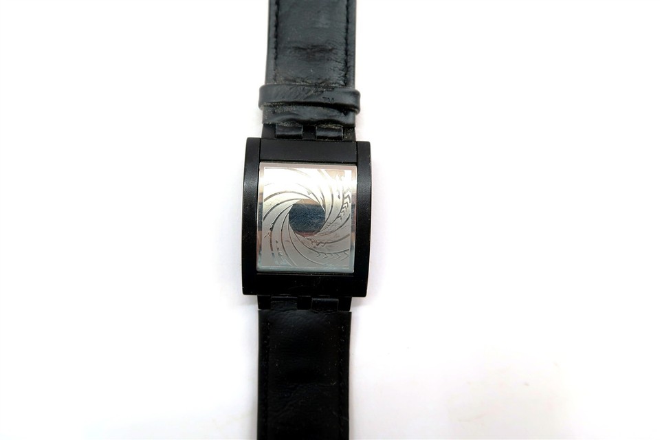 Swatch Turnover Watch DIE ANOTHER DAY SUFB100 from 2002 James Bond Film ...