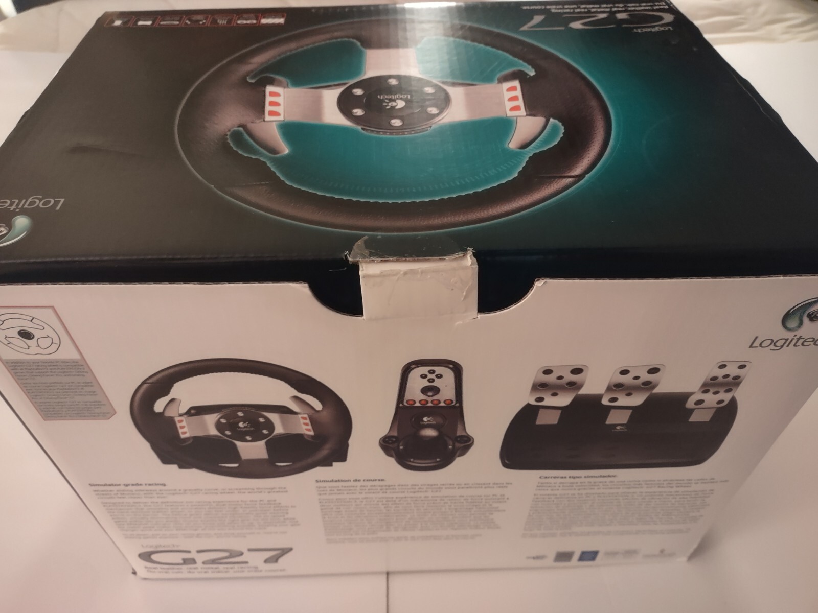 Logitech G27 Racing Wheel - Black for sale online | eBay