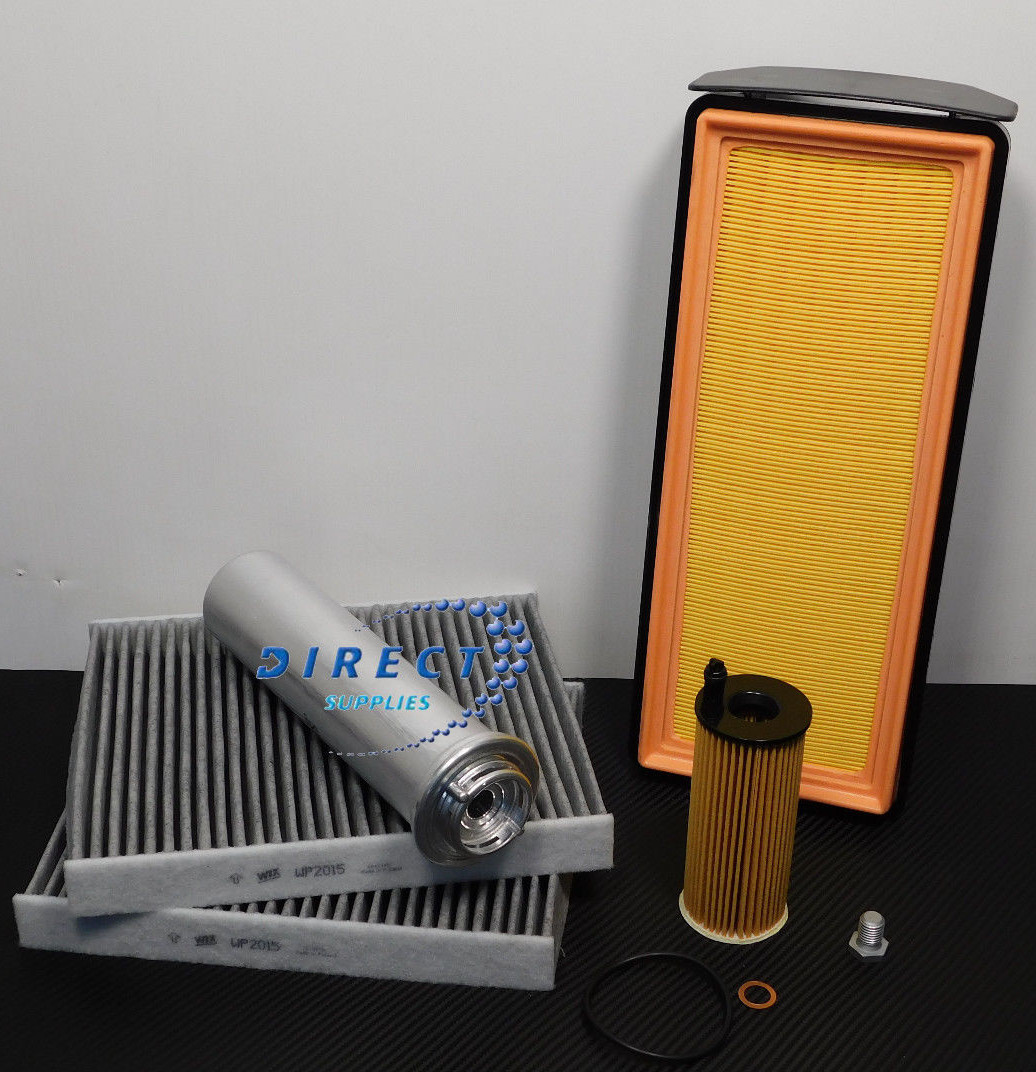 BMW 6 SERIES 640D F12 F13 F06 SERVICE KIT OIL AIR FUEL CABIN FILTERS ...