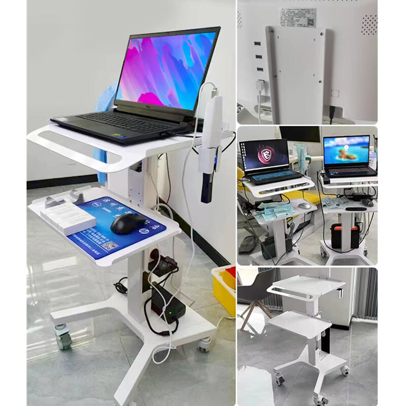 Medical Dental Lab Trolley Cart Intraoral Scanner Mobile Cart Clinic ...