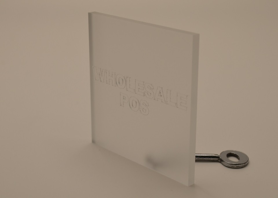Perspex Double Sided Frosted Acrylic Plastic Sheet 150mm x 150mm x 5mm ...