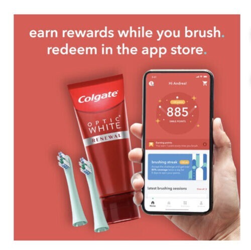 NEW hum Colgate Smart Battery Toothbrush Kit Sonic Toothbrush &Travel ...