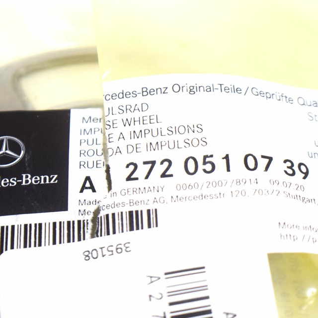 MERCEDES BENZ OEM Lower Left Driver Cylinder Head Camshaft A2720510739 ...