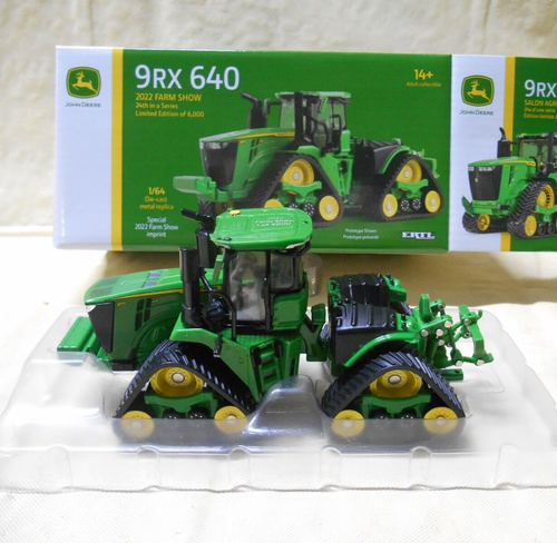 2022 Farm Show Ertl 1:64 John Deere 9RX 640 Tracked Tractor 1/64 - New ...
