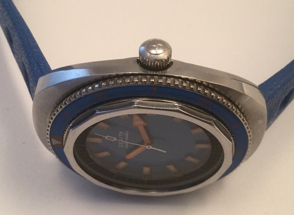 Zenith Sub Sea, A3637, 1000 mt, year 1970 vintage, with box | eBay