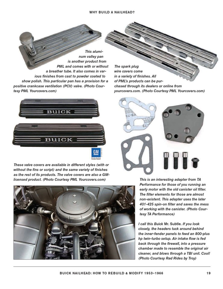 Buick Nailhead engine 1953-1966 Rebuild Modify book manual 264 322 364 ...