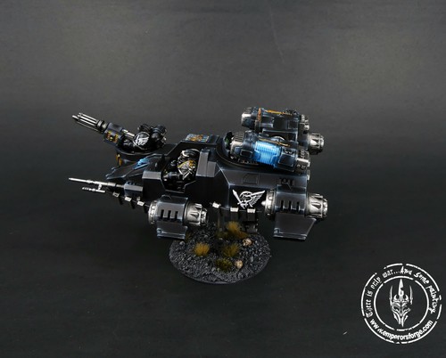 Ravenwing Darkshroud / Land Speeder Vengeance painted Dark Angels 40k ...