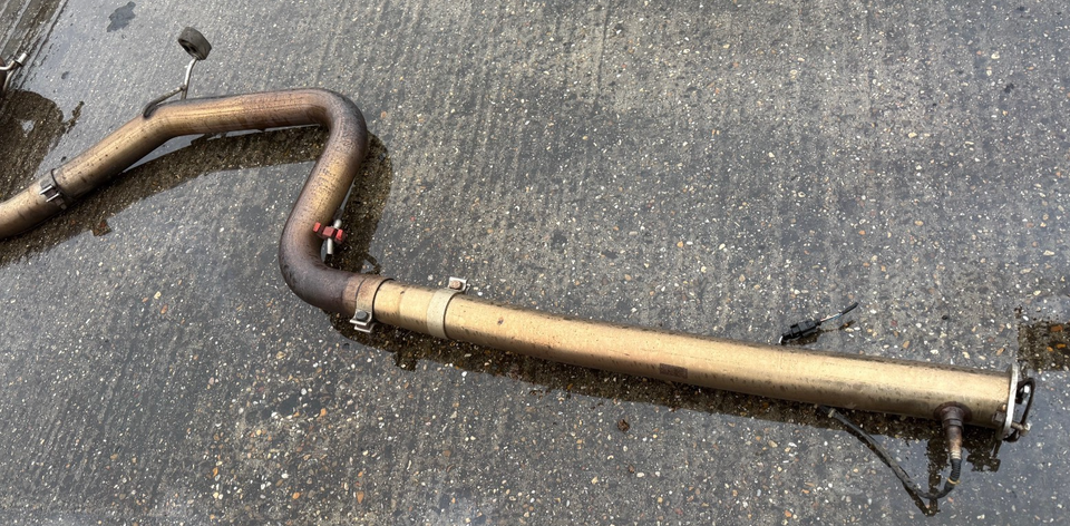 VW GOLF MK5 GTI SCORPION COMPLETE STAINLESS STEEL EXHAUST TURBO BACK ...