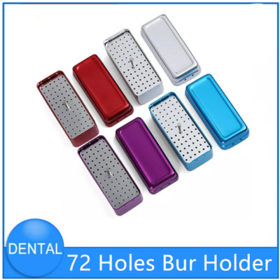 Dental 72 Holes Bur Endo Sterilization Organizer File Block Holder ...