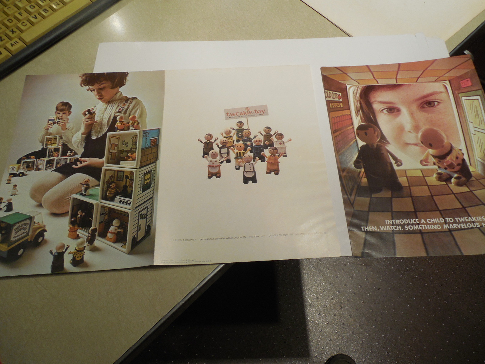 1969 PAPER AD 6 PG Brochure Tweakie Toys Chein Family Milk Truck ...