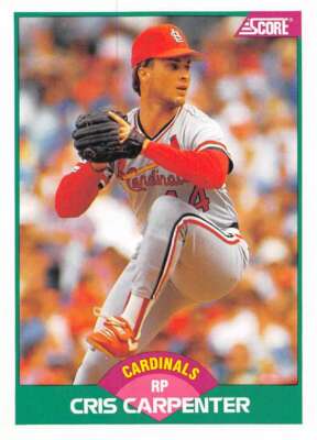 Cris Carpenter 1989 Score Rookie/Traded #81T RC Cardinals ID:19219 | eBay