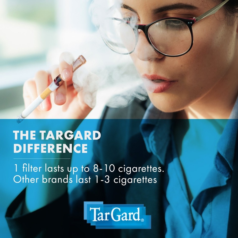 TarGard Amber Cigarette Filters 30 Pack Tar Gard Guard Stop Tar Block ...