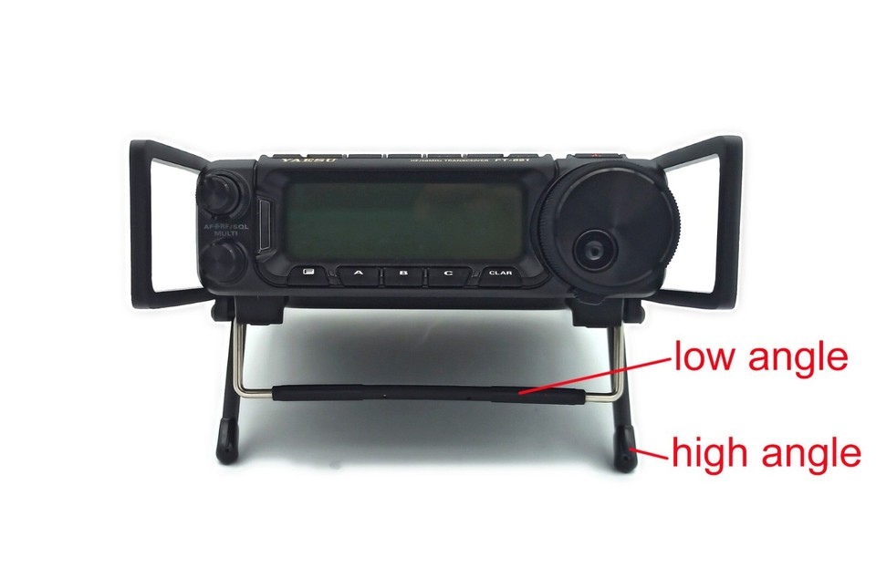 Metal Side plate Bracket Stand Yaesu Rails support yaesu ft-891 ft-857D ...