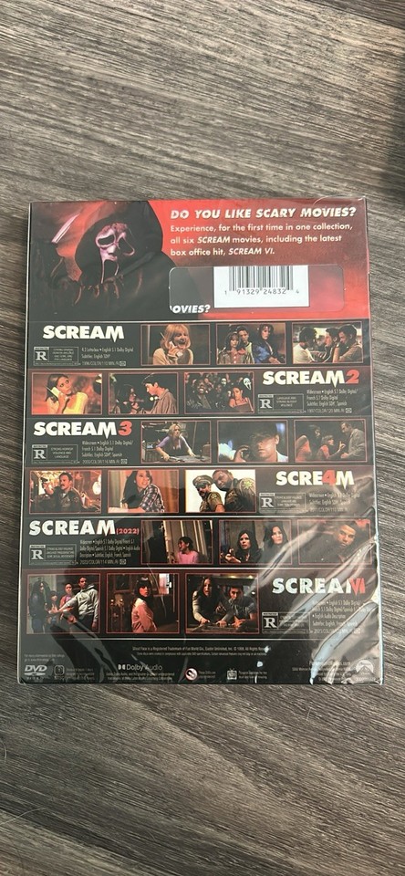 Scream 6-Movie Collection (DVD) SEALED 191329248324| eBay