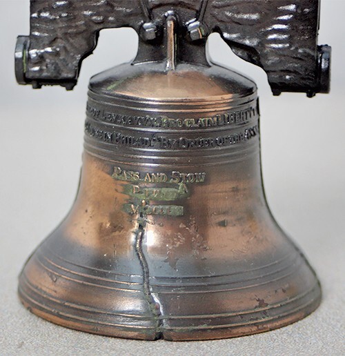 VTG AUTHENTIC REPLICA of the LIBERTY BELL in PHILADELPHIA Rustic Copper ...