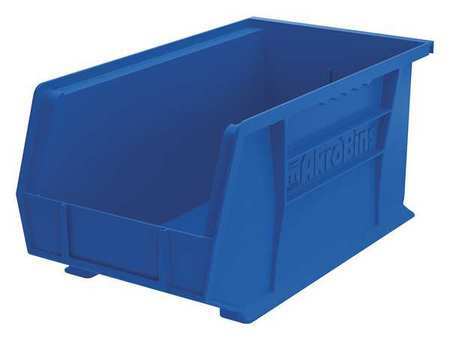 Akro-Mils 30240Blue Blue Hang And Stack Bin, 14-3/4"L X 8-1/4"W X 7"H ...