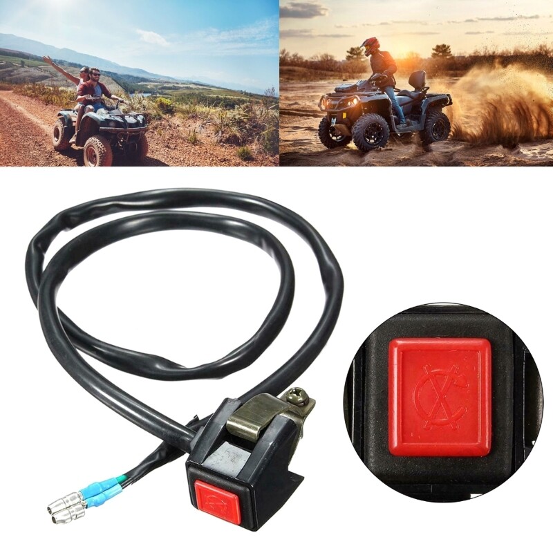 Dirt Bike Button Switch Start Horn Stop On Off Engine Starter Stop ...