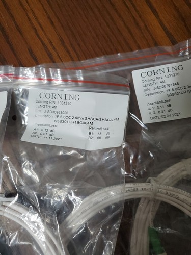 4 Fiber Optic Patch Cord BGW-320 BGW320 AT&T Modem ATT 26 FT With ...