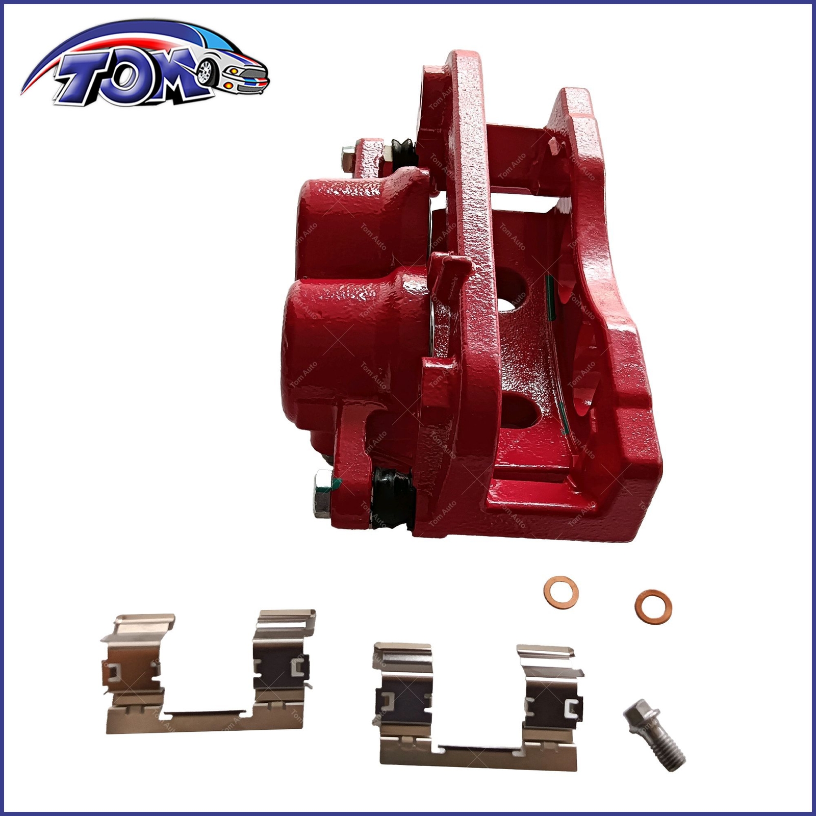 S4918A Red Caliper Pair Front For 2008-2020 Cadillac Escalade ESV 5.3L ...