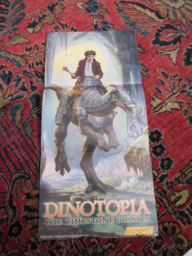 DINOTOPIA POSTER Nintendo Game Boy Advance GBA Nintendo Power Club 2002 ...