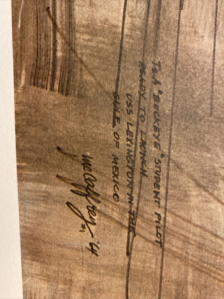 VTG PRINT T2A BUCKEYE STUDENT PILOT READY TO LAUNCH MAXINE McCAFFREY ...