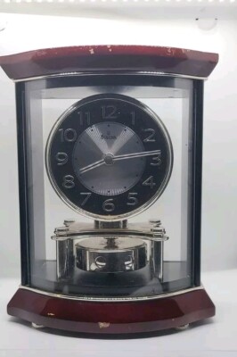 Bulova Gentry Mantel Clock with Revolving Pendulum B1718 | eBay