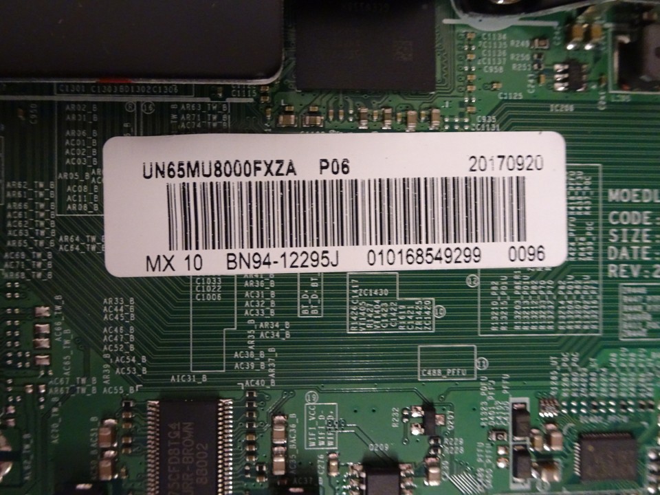 Samsung UN65MU8000FXZA Main Board BN94-12295J | eBay