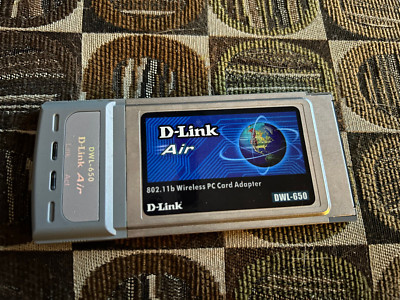 D-Link Air DWL-650 PCMCIA Wireless PC Card for laptop 802.11b | eBay