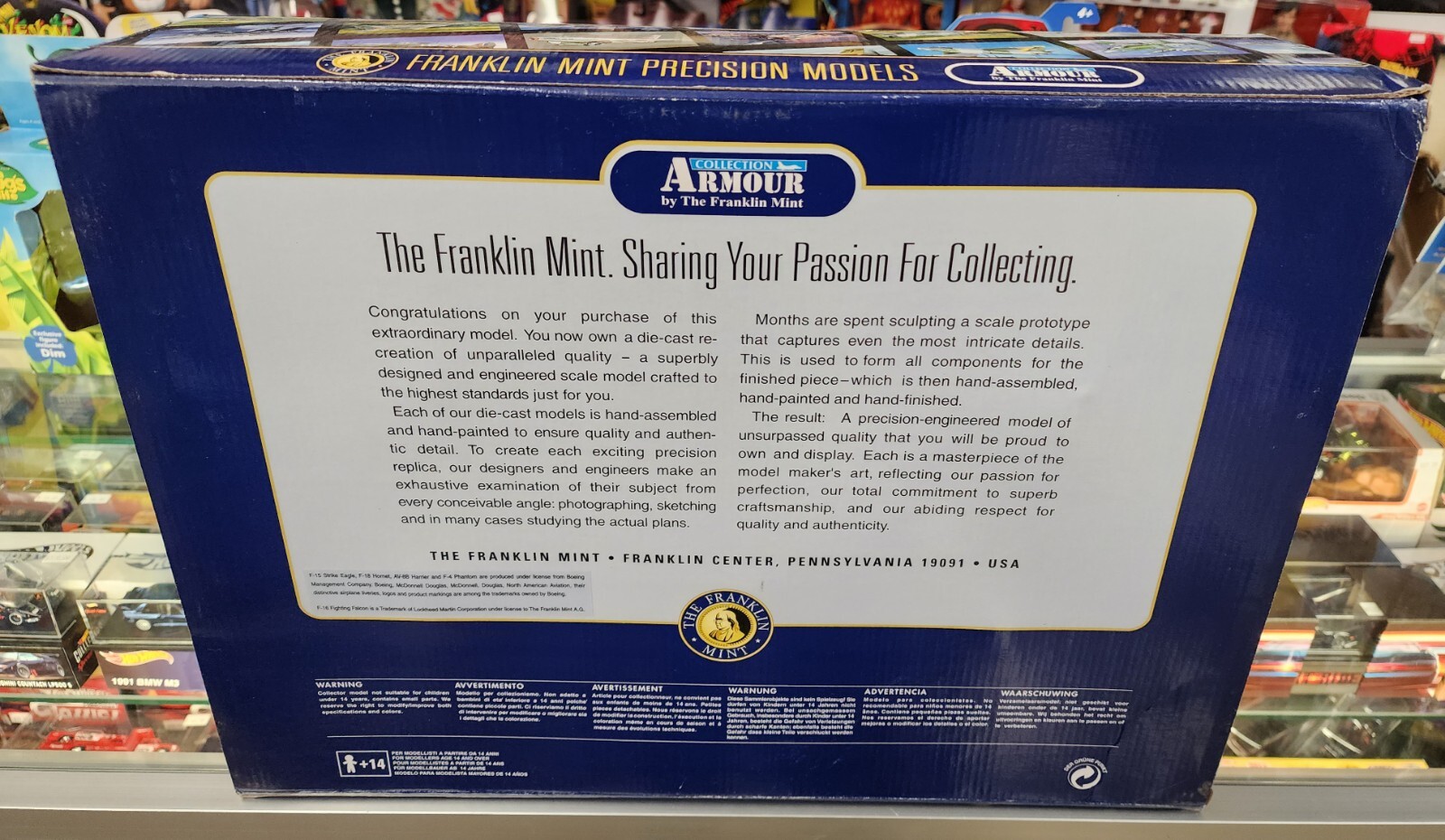 Franklin Mint Precision Models Modern Fighter Planes Collection Armour ...