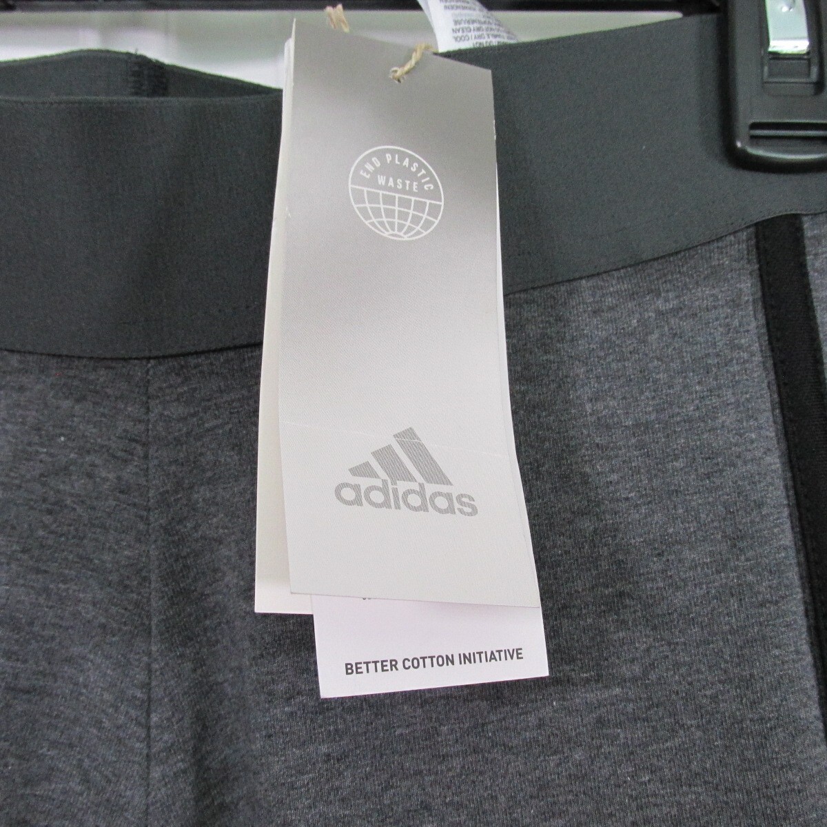 Adidas Leggings Women's XL Dark Gray HTR Essentials 3-Stripes GV6019 ...