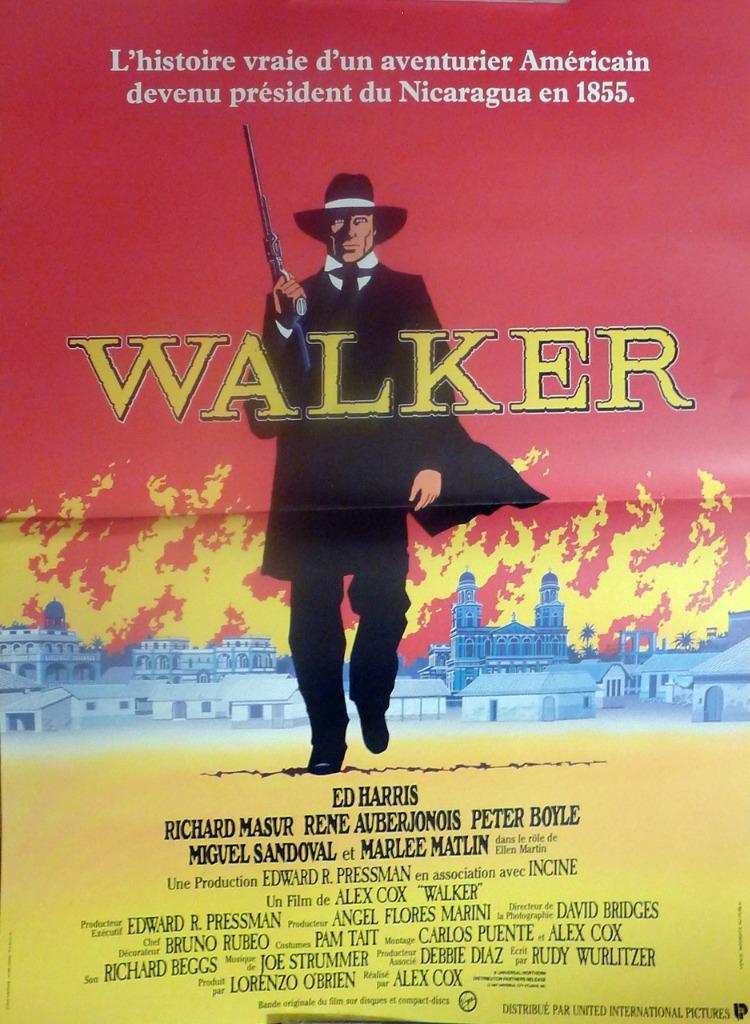 WALKER - ED HARRIS / WESTERN - ORIGINAL FRENCH MOVIE POSTER | eBay