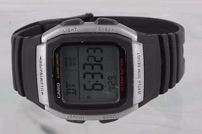CASIO ILLUMINATOR CHRONO 50M ALARM W-96H WRIST WATCH 2019B | eBay