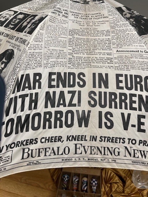 Umbrella - Buffalo Evening Newspaper with articles - Vintage | eBay