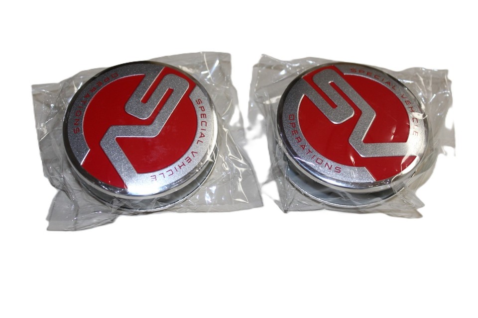 Land Rover Special Vehicle Operations SV Wheel Center Caps - 4 Pc - Hub ...