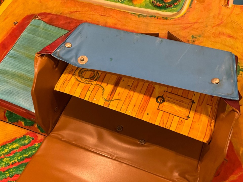 1970 Matchbox Country Playset Vinyl Plastic Carry Case Vintage Toy Cars ...