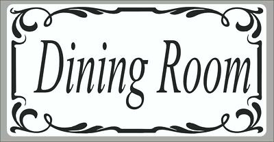 Dining Room Door Sign Self Adhesive Vinyl Sticker, Decal Hotel ...