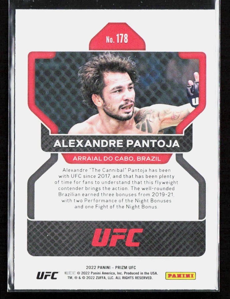 2022 Panini Prizm UFC #178 Alexandre Pantoja | eBay
